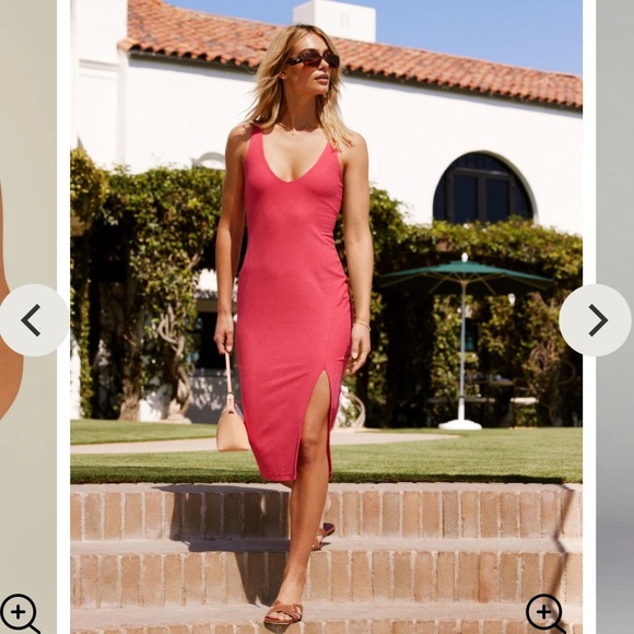 Beyond Yoga | Dresses | Beyond Yoga Pink Midi Dress | Poshmark